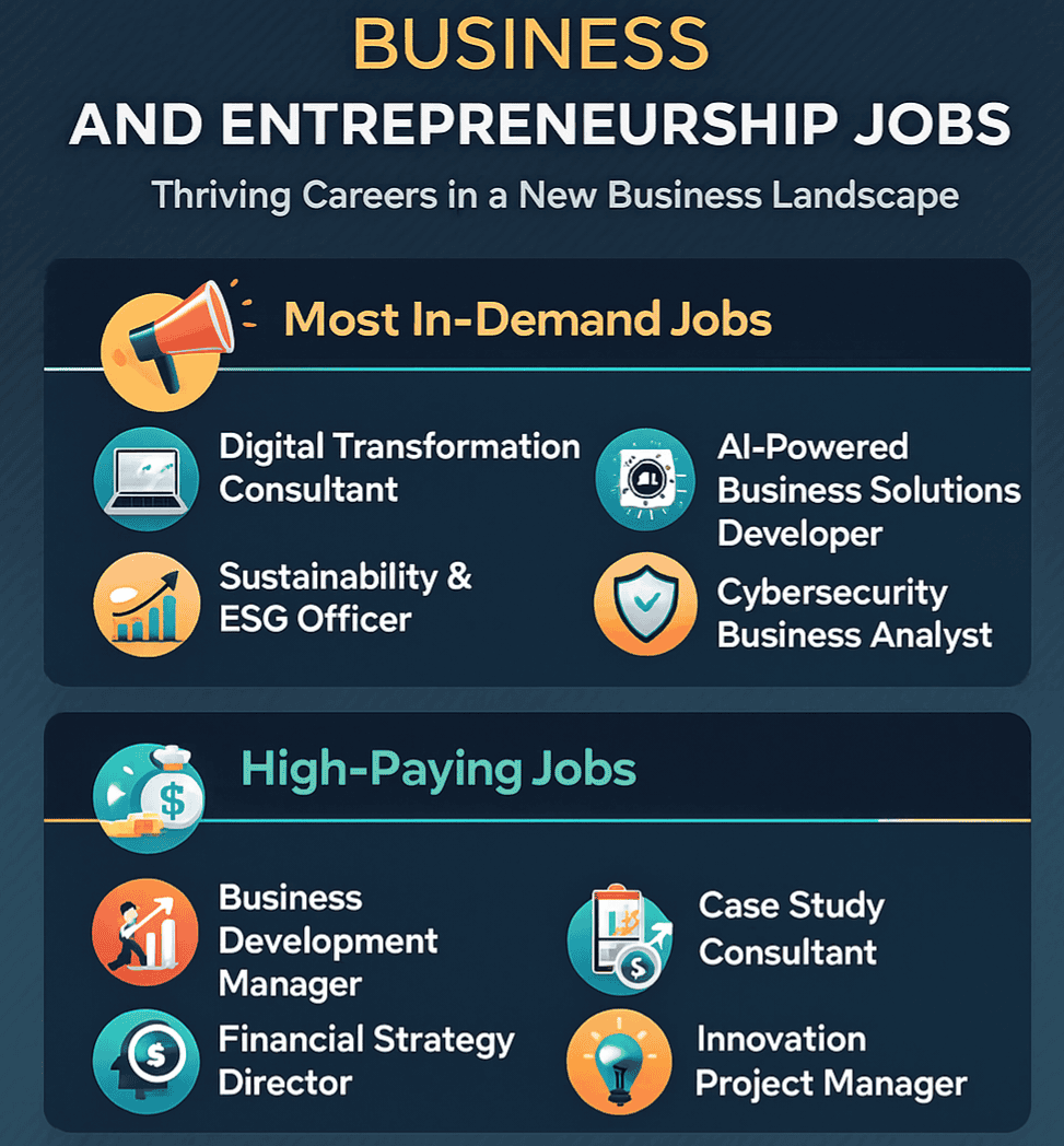 Best Business And Entrepreneurship Jobs Shaping The Future