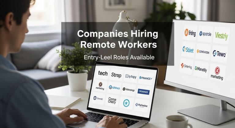Companies Hiring Entry-Level Remote Workers Right Now (2026 Hiring List ...